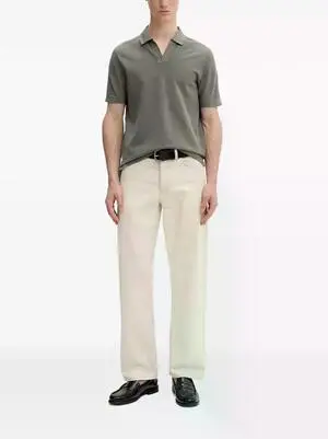 Marc O'polo Piqué V-neck T-shirt - Green