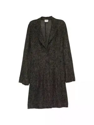 Dries Van Noten 1990s Notched-lapels Cardigan - Grey