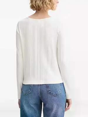 Marc O'polo Ribbed-knit V-neck Cardigan