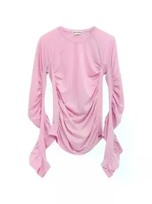 JW Anderson Ruched Long-sleeve Top - Pink