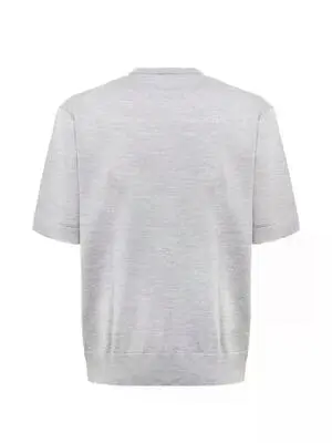 LANEUS Fine-knit T-shirt