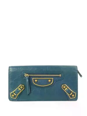 Balenciaga Bi-fold Wallet - Blue