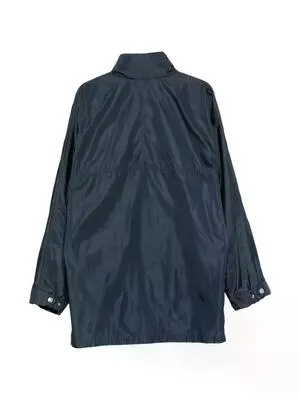 Prada 1990s Drawstring High-neck Coat