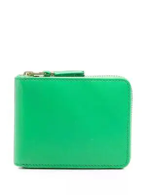 Comme Des Garçons Zip-around Leather Wallet - Green