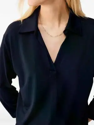 PENNYBLACK Spread-collar V-neck Blouse