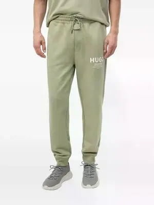 Hugo Cotton Sweatpants - Green