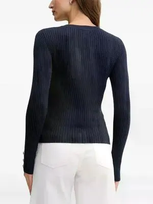 MARC AUREL Ribbed-knit Cardigan