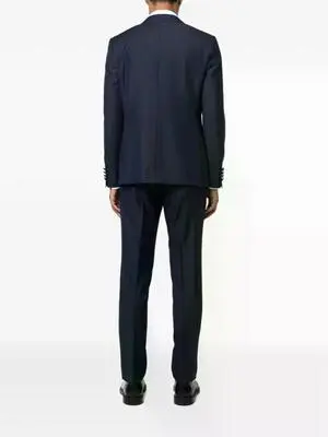 Canali Peak-lapels Single-breasted Suit - Blue