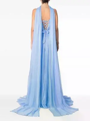 M.MARQUISE Candy Strapless Pleated Maxi Dress