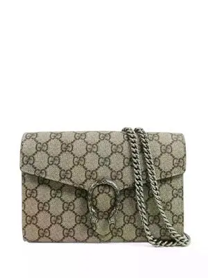 Gucci Dionysus Gg Supreme Shoulder Bag - Neutrals