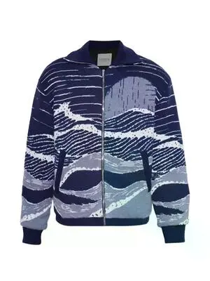 LANEUS Zip-up Cardigan