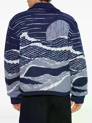 LANEUS Zip-up Cardigan