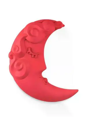 SELETTI Luna Terracotta Wall Decoration - Red