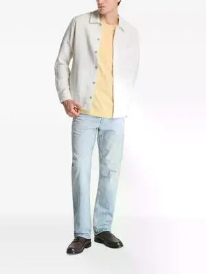 SAMSOE SAMSOE Sadamon Gc Textured Chest-pocket Overshirt