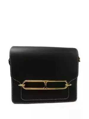 Hermès Roulis 23 Leather Shoulder Bag - Black
