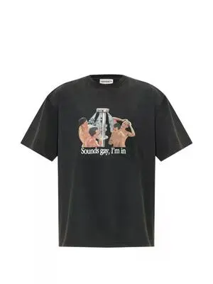CARNE BOLLENTE Graphic-print T-shirt - Black