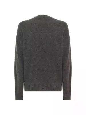 LANEUS Crew-neck Knitted Sweater