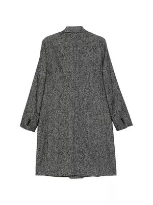 Caruso Herringbone-pattern Double-breasted Coat