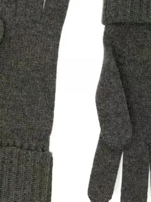 N.peal Ribbed-knit Gloves