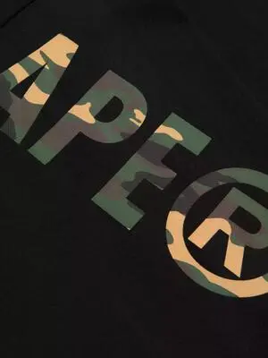 AAPE BY *A BATHING APE Camouflage-print Logo-print Sweater