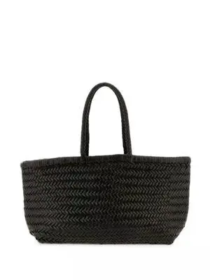 Dragon Diffusion Big Bamboo Triple Jump Woven Leather Shoulder Bag