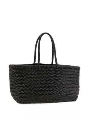 Dragon Diffusion Big Bamboo Triple Jump Woven Leather Shoulder Bag