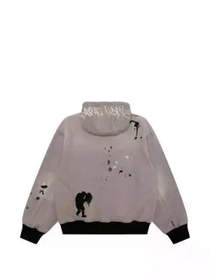 AAPE BY *A BATHING APE Paint-splatter Drawstring-hood Jacket
