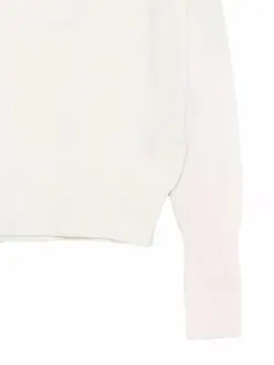 Victoria Beckham Roll-neck Embroidered-logo Sweater