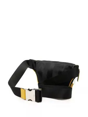 Fendi 2010-2026 Nylon And Leather Logo Belt Bag - Black