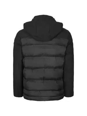 Karl Lagerfeld Quilted Zip-up Hooded Jacket