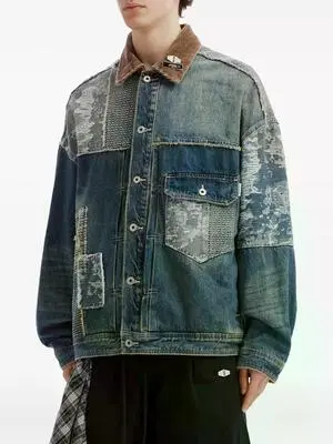 MUSIUM DIV. Patchwork Denim Jacket