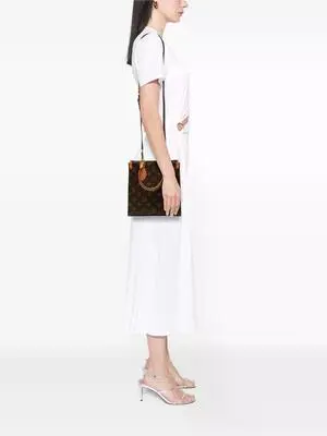 LOUIS VUITTON 2021-2026 Monogram Sac Plat Bb Satchel