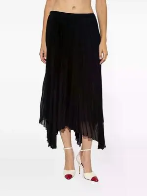 Valentino Garavani Pleated Asymmetric Skirt