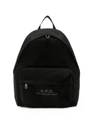 A.p.c. Logo-print Backpack - Black
