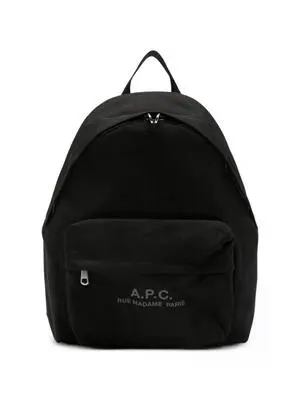 A.p.c. Logo-print Backpack - Black