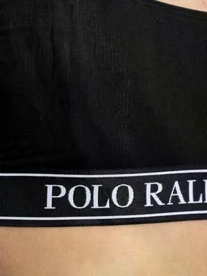 Polo Ralph Lauren Logo-print Bra - Black