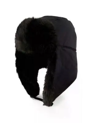 BY MALENE BIRGER Rolla Faux-fur Trim Hat - Black