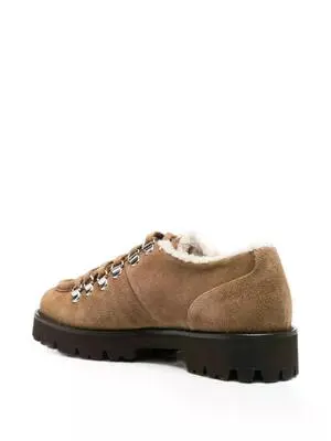 Peserico Suede Shearling-lined Sneakers