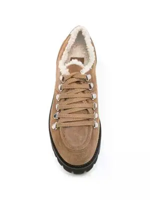 Peserico Suede Shearling-lined Sneakers