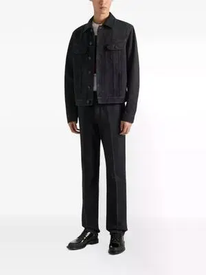 Givenchy Straight Fit Jeans With Crease Effect - Black