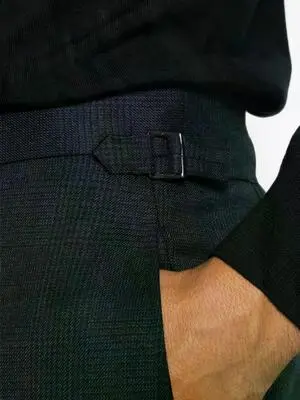 TOM FORD Shelton Check-pattern Trousers