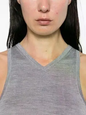 EMERSON RENALDI Sleeveless V-neck T-shirt