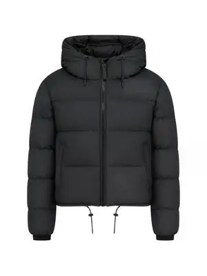 Rains Alta Hooded Puffer Jacket - Black
