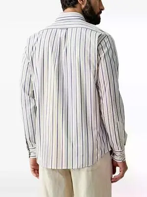 BENETTON Vertical-stripe Button-down Shirt