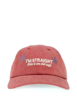 CARNE BOLLENTE Embroidered Baseball Cap - Red