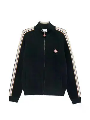 Casablanca Logo-patch Zip-up Sweater