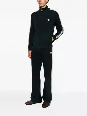 Casablanca Logo-patch Zip-up Sweater