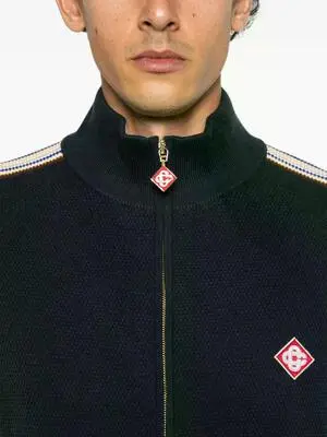 Casablanca Logo-patch Zip-up Sweater