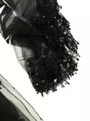 Valentino Garavani Sequin-embellished Ruffled Midi Dress