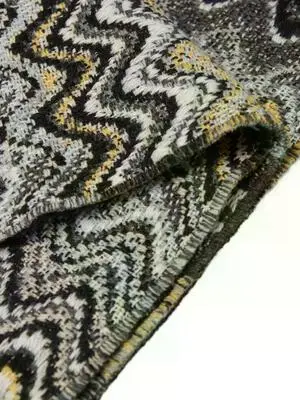 Missoni Zigzag-pattern Wool Scarf